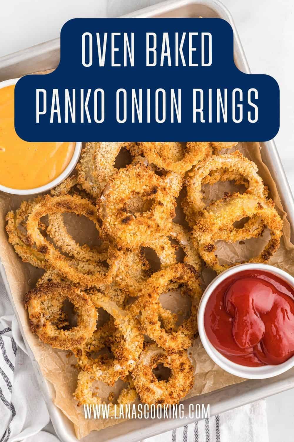 Baked Panko Onion Rings Recipe - Lana’s Cooking