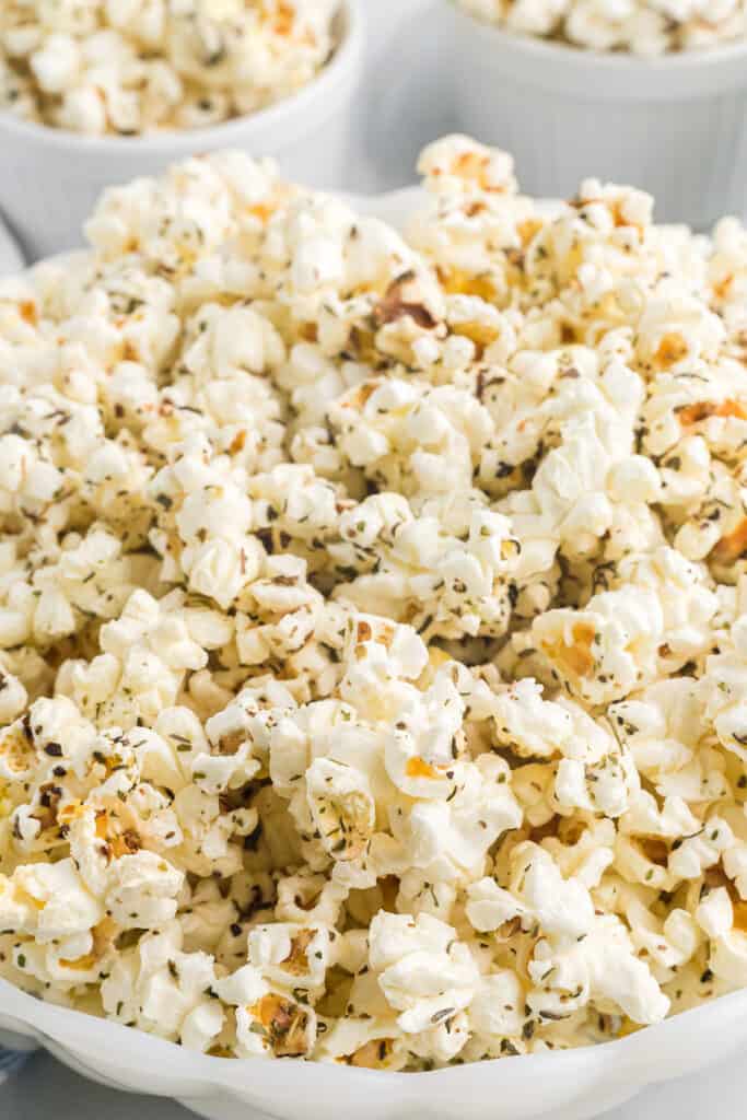 Garlic Butter and Herb Popcorn Recipe - Lana's Cooking