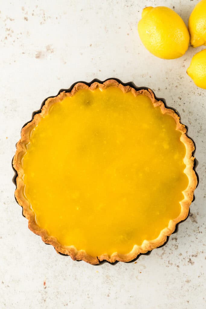 Lemon Raspberry Tart Recipe - Lana's Cooking