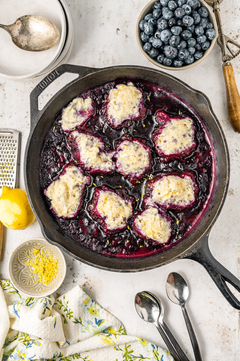 Stovetop Blueberry Slump Recipe - Lana's Cooking