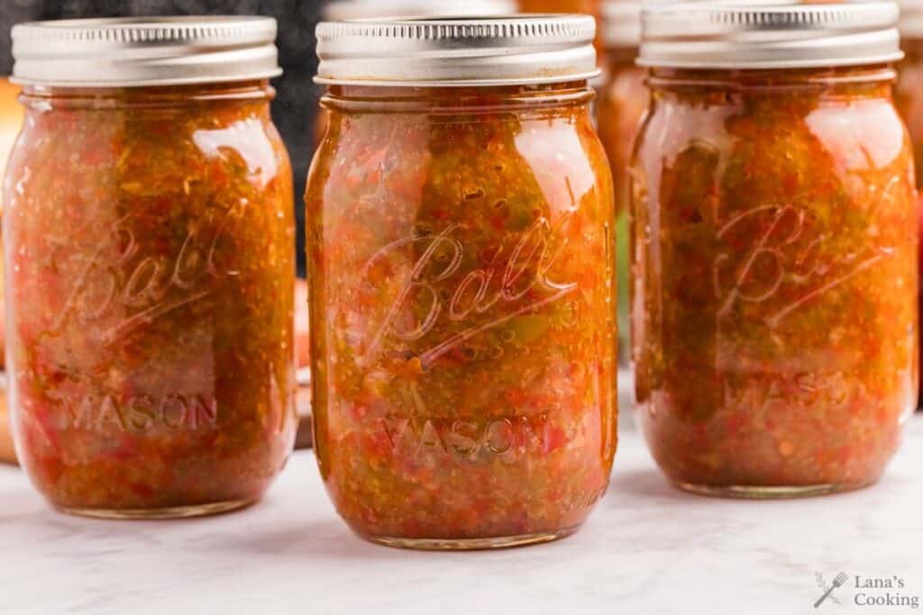 Homemade Sweet Pepper Relish Canning Recipe - Lana's Cooking