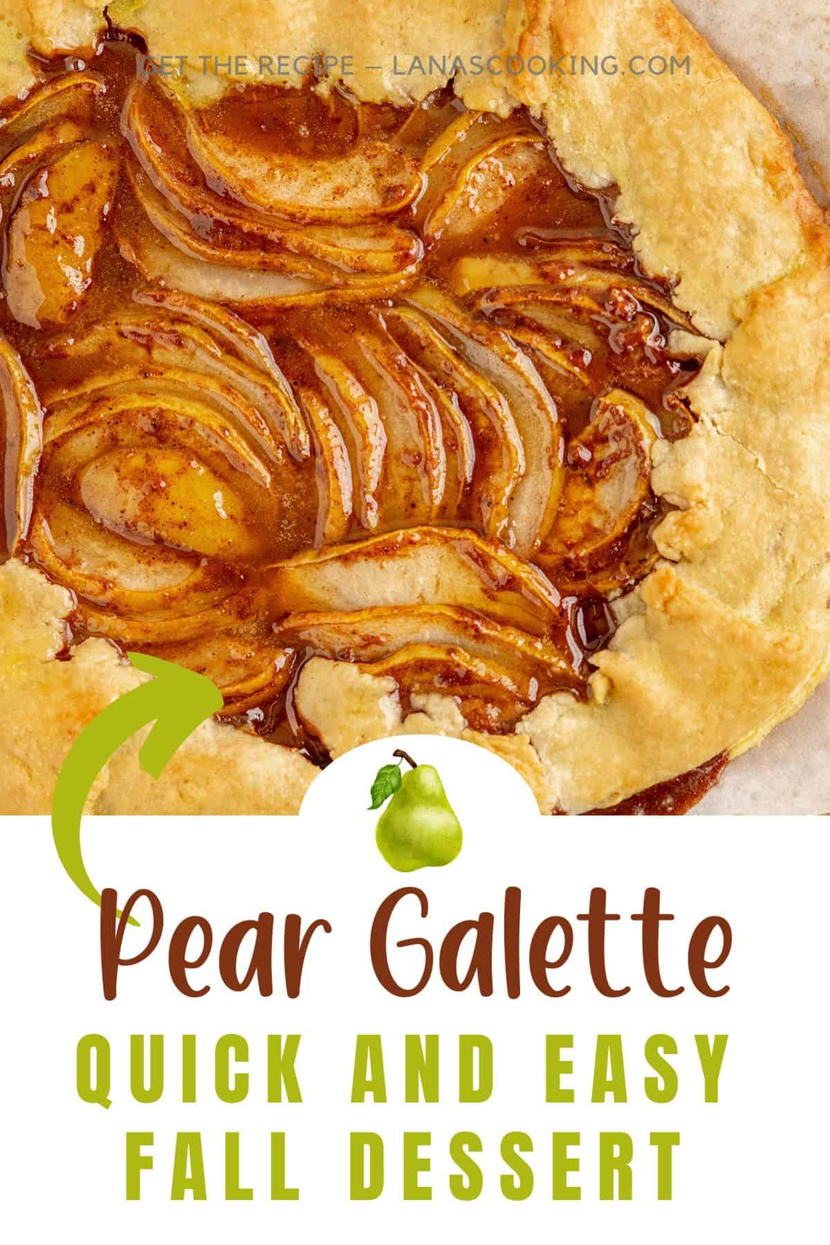 Pear Galette Recipe - Lana's Cooking