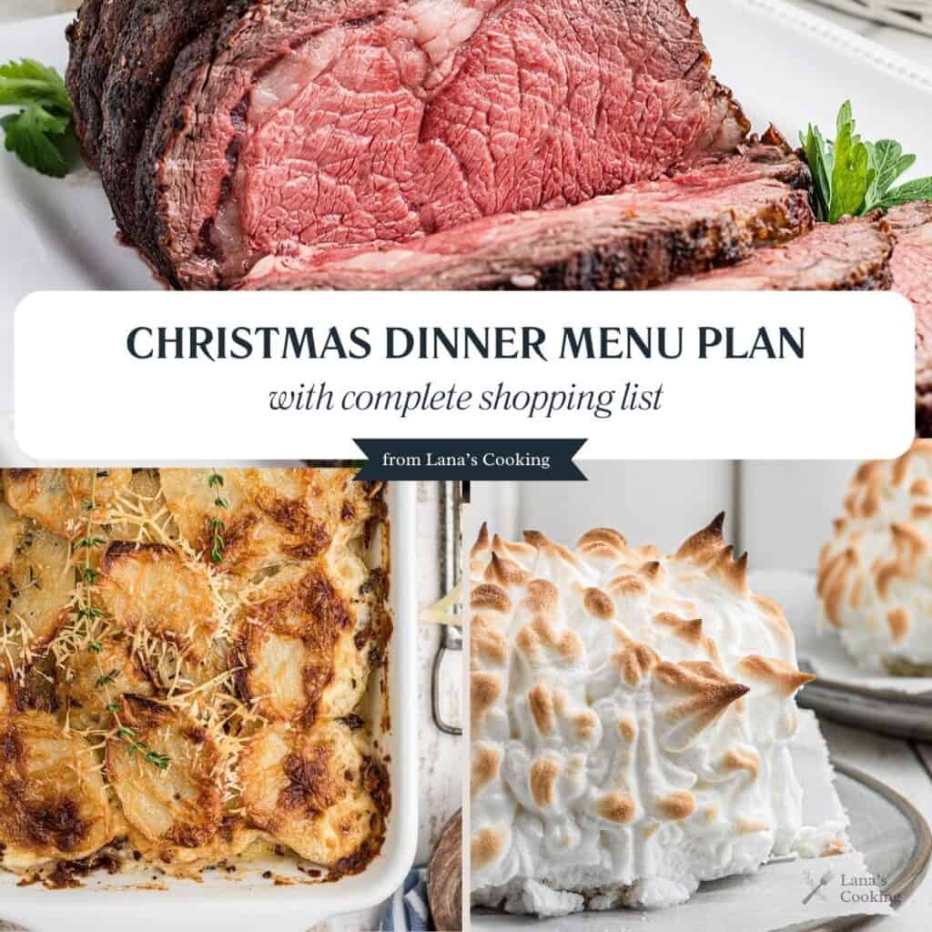 Menu Plan - Christmas Dinner - Lana's Cooking