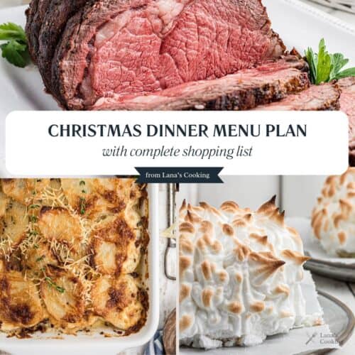 Menu Plan - Christmas Dinner - Lana's Cooking