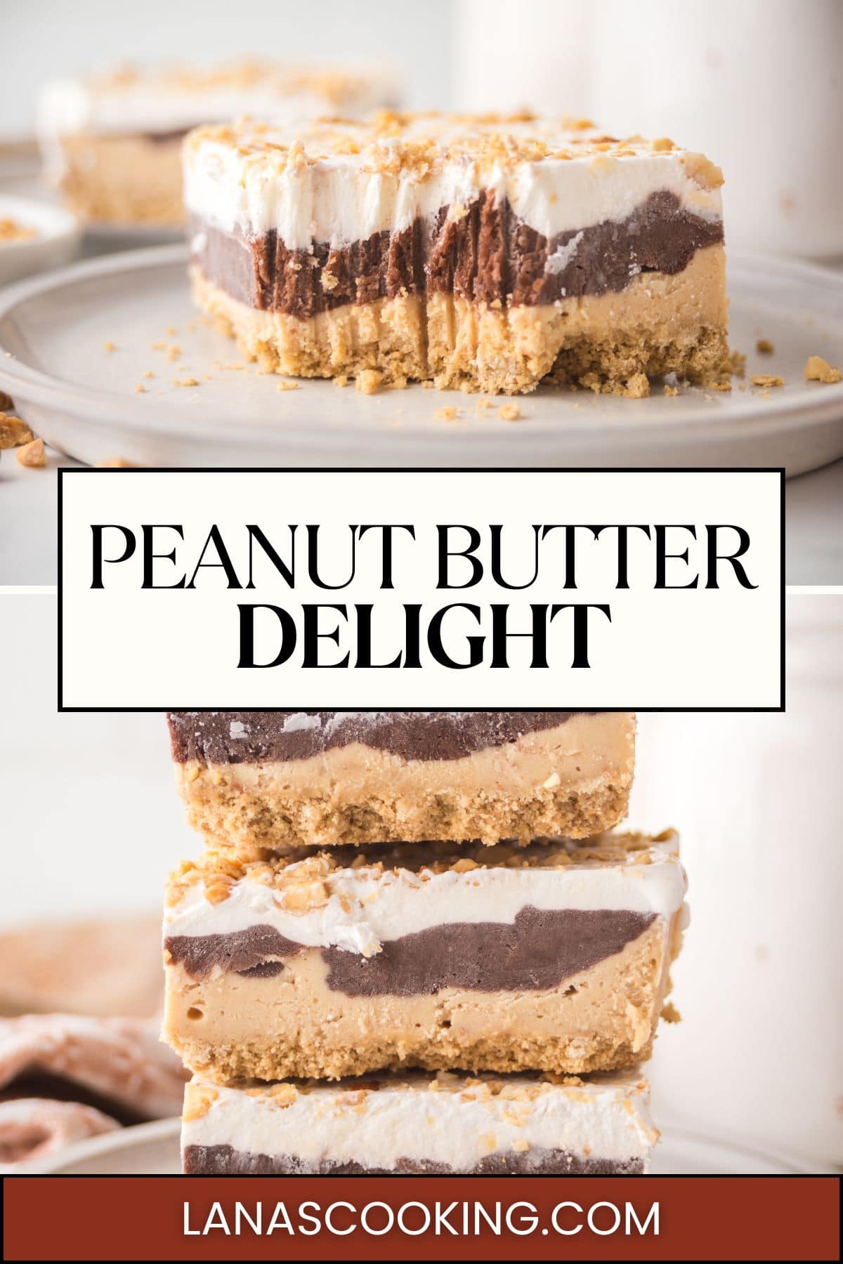 Peanut Butter Delight Recipe - Lana's Cooking