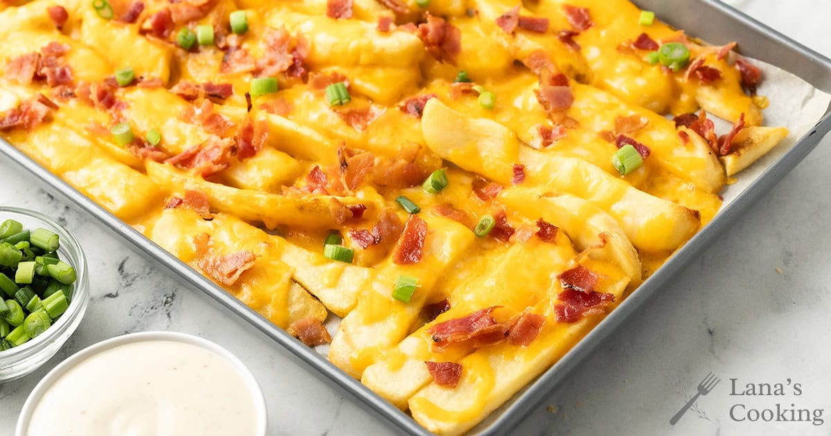 Loaded French Fries Recipe - Lana's Cooking